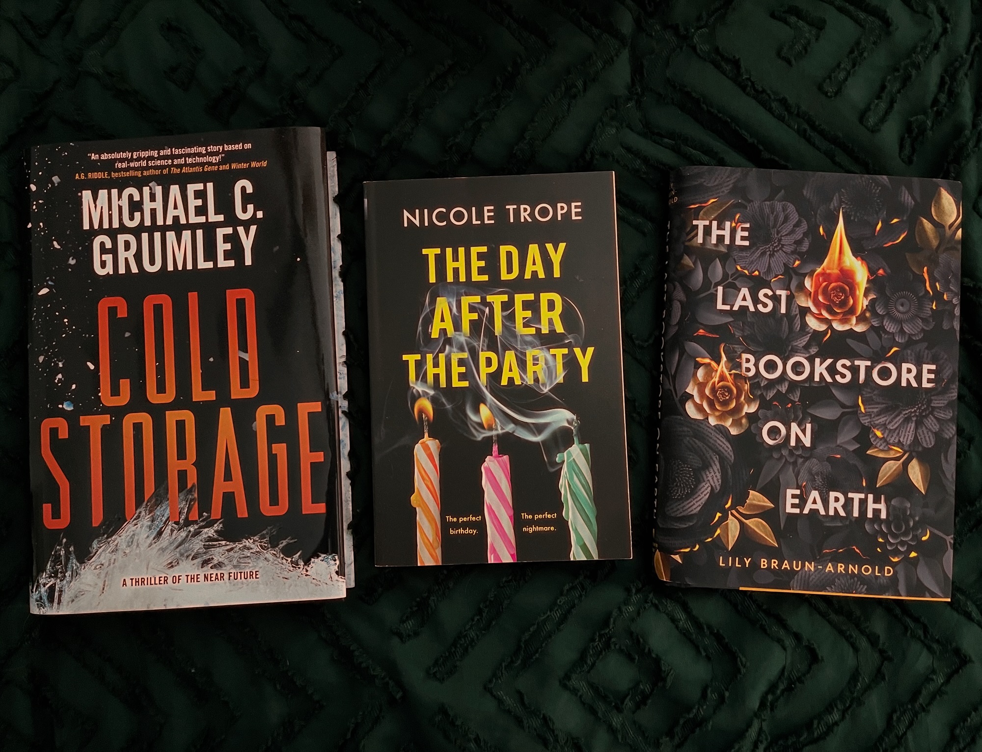 Cold Storage, The Day After The Party, and The Last Bookstore On Earth